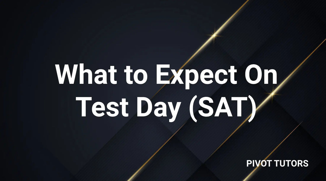 What To Expect On Test Day: SAT Edition – Pivot Tutors